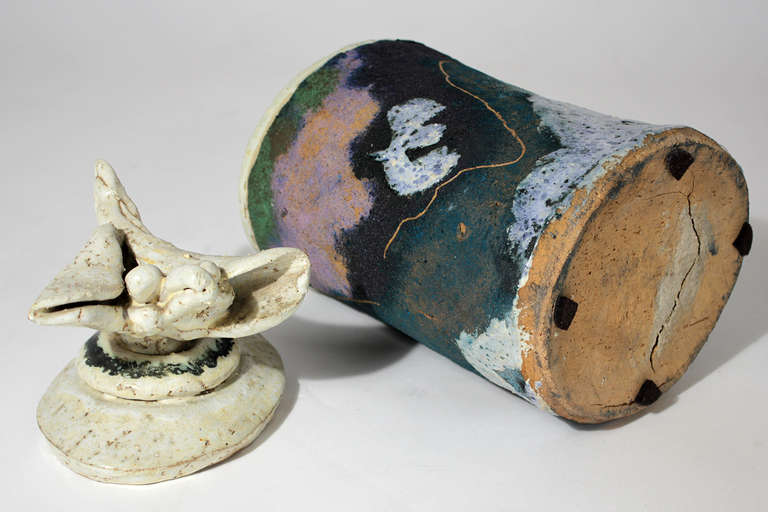 1960s Jerry Rothman Ceramic Covered Jar at 1stDibs | jerry rothman ceramics