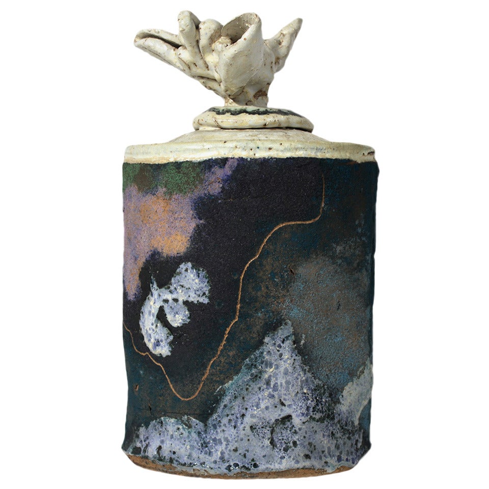 1960s Jerry Rothman Ceramic Covered Jar at 1stDibs | jerry rothman ceramics