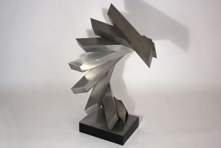 Stainless Steel Sculpture By Gary Slater 1975 At 1stdibs Gary Slater