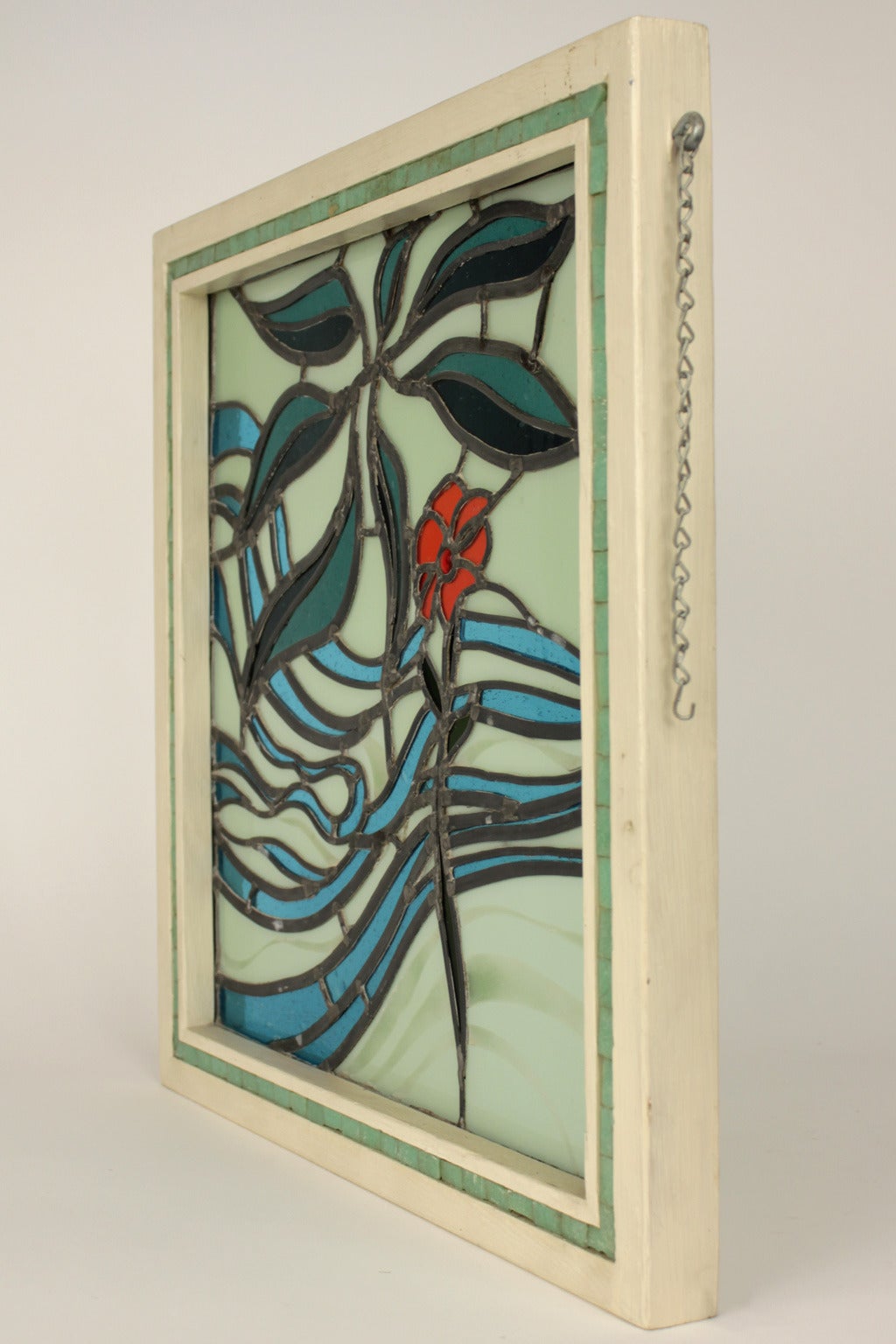 James Hubbell Stained Glass Panel at 1stDibs | leaded glass san diego ...