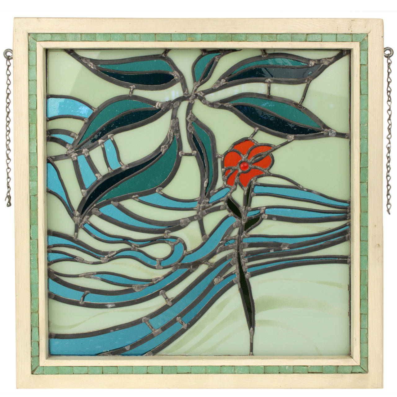 James Hubbell Stained Glass Panel at 1stDibs | leaded glass san diego ...