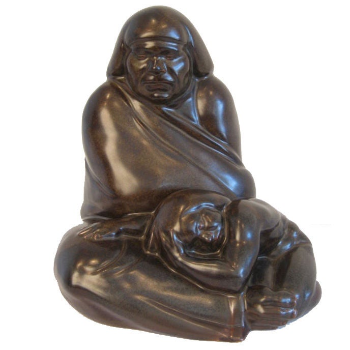 Slip Cast Sculpture by Donal Hord at 1stDibs