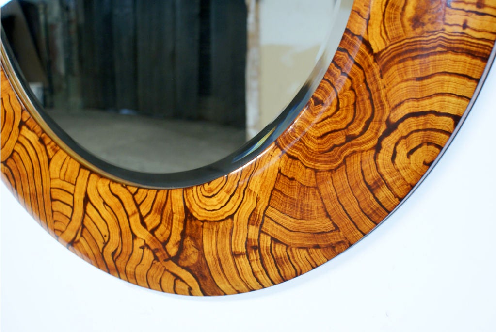 Two Hand Painted Faux Tortoise Shell Mirrors by Maitland Smith at 1stDibs