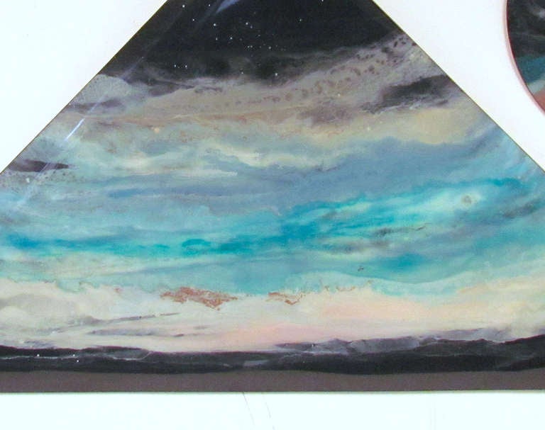 Set of Ethereal Abstract Paintings by Nicholas Mirandon at 1stDibs