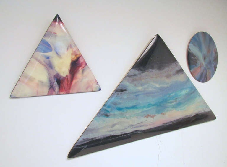 Set of Ethereal Abstract Paintings by Nicholas Mirandon at 1stDibs