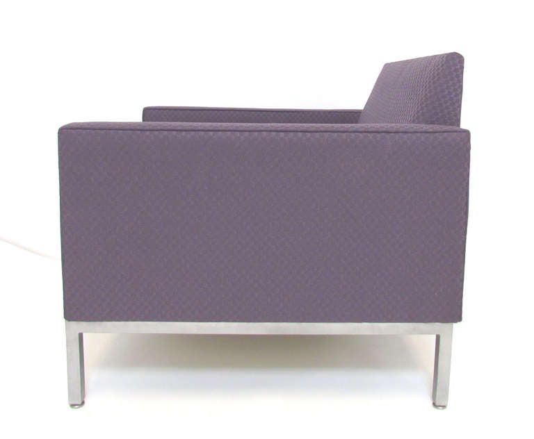 Pair of Box Form Club Lounge Chairs by Steelcase ca. 1970s at 1stDibs