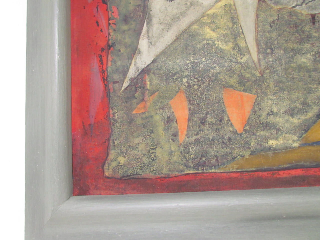 Abstract Expressionist Painting by Listed Artist David Porter, circa ...