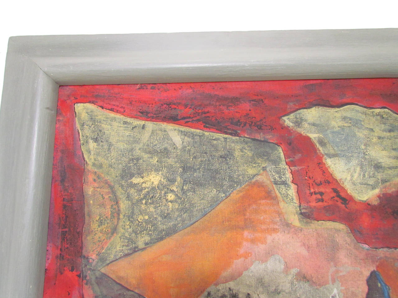 Abstract Expressionist Painting by Listed Artist David Porter, circa ...