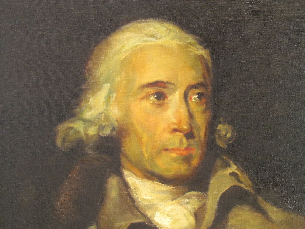 Classical Framed Portrait of English Artist Wm. Lock at 1stDibs