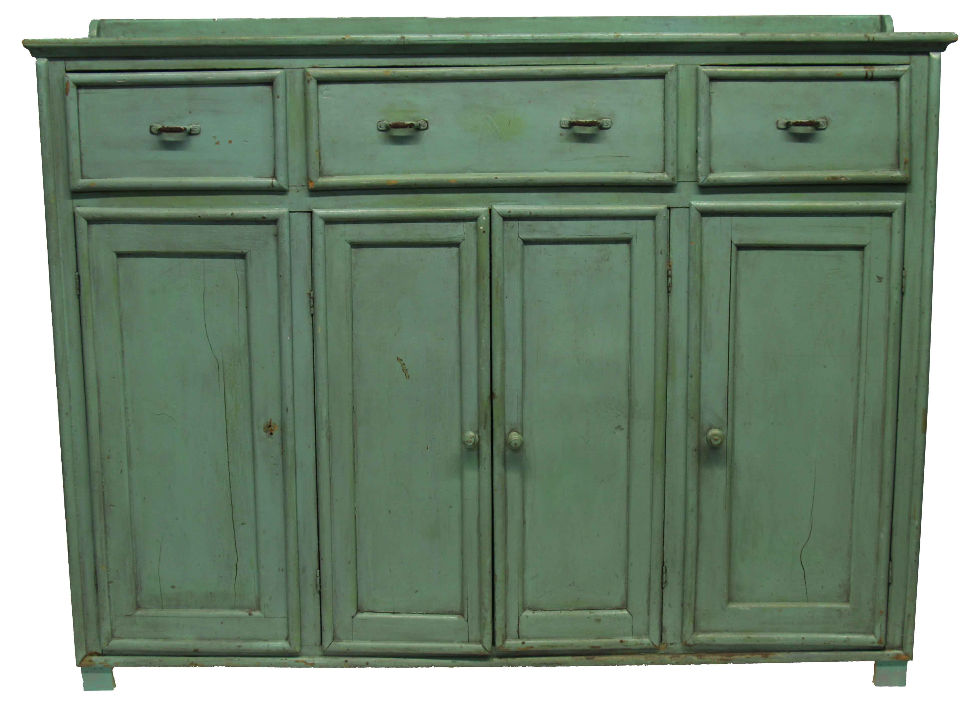 Green Primitive Sideboard at 1stDibs | green sideboard