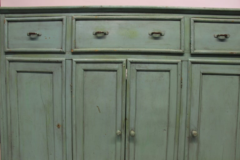 Green Primitive Sideboard at 1stDibs | green sideboard