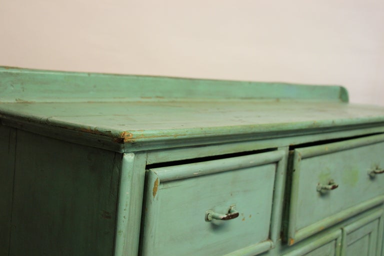 Green Primitive Sideboard at 1stDibs | green sideboard