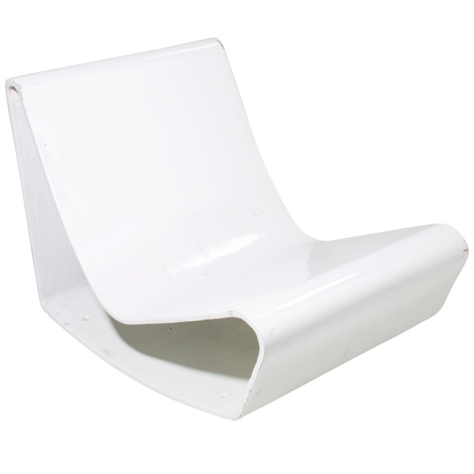 Vintage Concrete Outdoor Rocking "Loop" Chair By Willy Guhl For Eternit ...