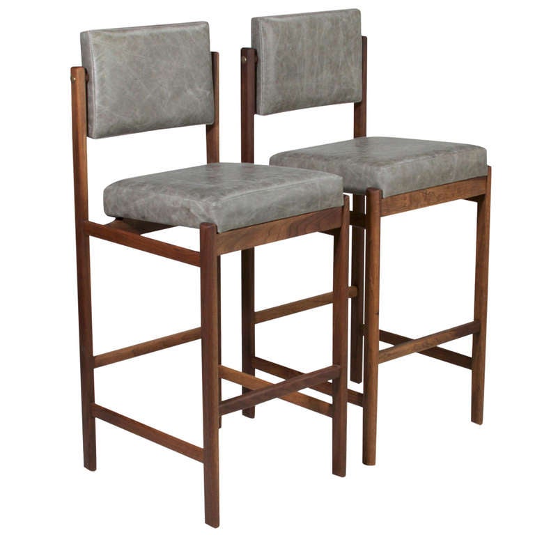 The Basic Pivot Back Bar Stool by Thomas Hayes Studio at 1stDibs