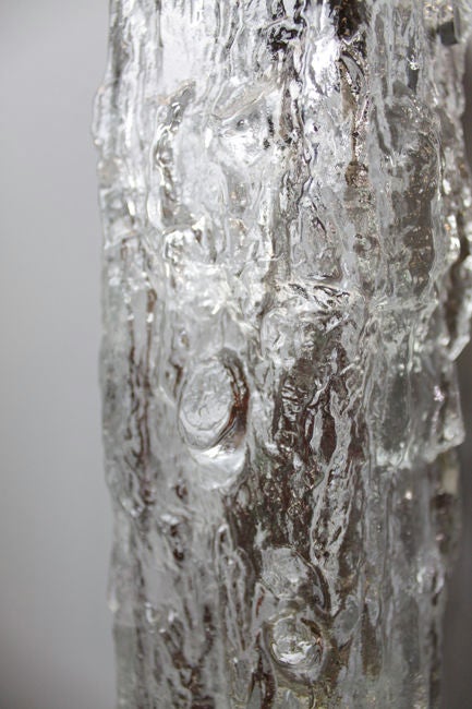 Small Vertical Hanging Rectangular Glass Wall Sconce at 1stDibs ...