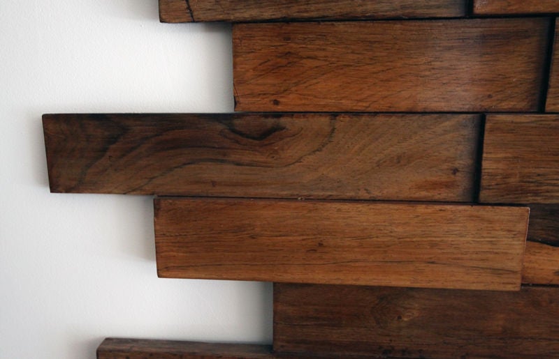 Unique Solid Rosewood Wall Panel By Sergio Rodrigues at 1stDibs ...