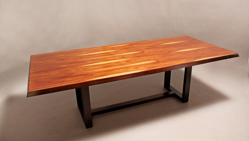 Custom Salvaged Rosewood dining table by Thomas Hayes Studio at 1stDibs