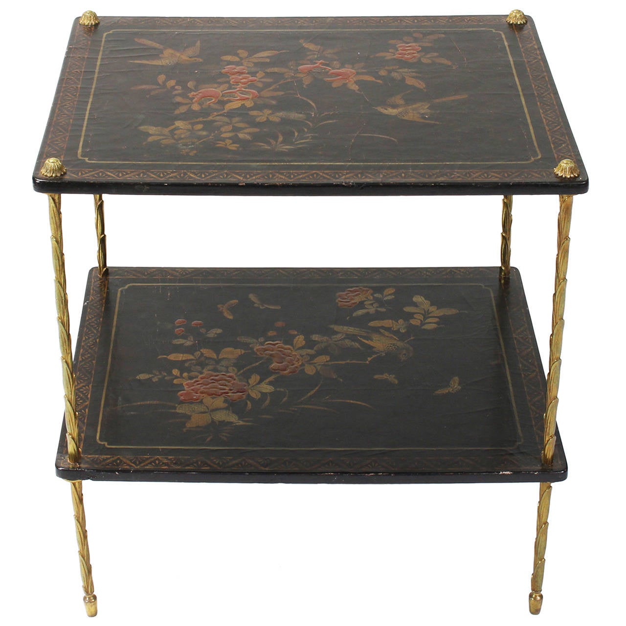 Chinoiserie Decorated Side Table at 1stDibs