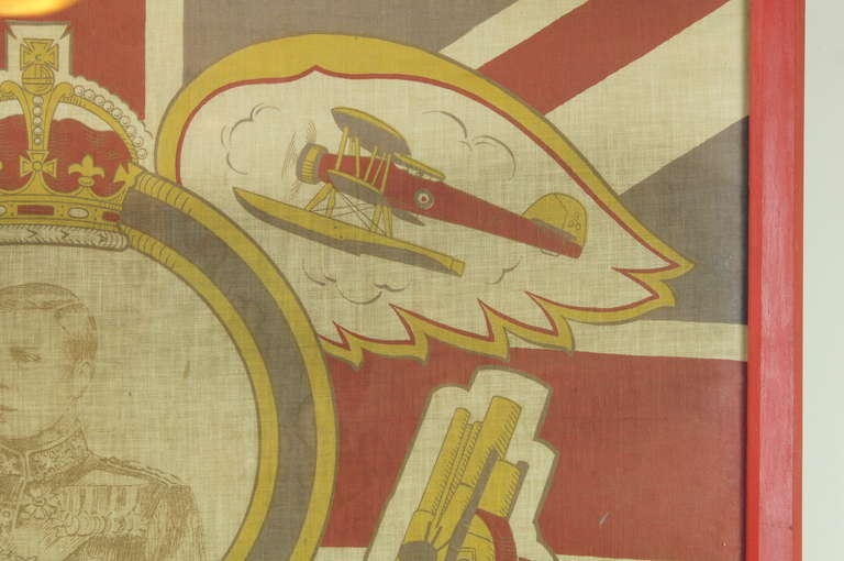 Framed Edward VIII Union Jack Flag at 1stDibs
