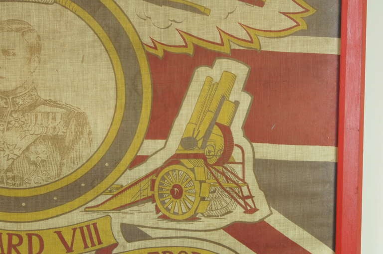 Framed Edward VIII Union Jack Flag at 1stDibs