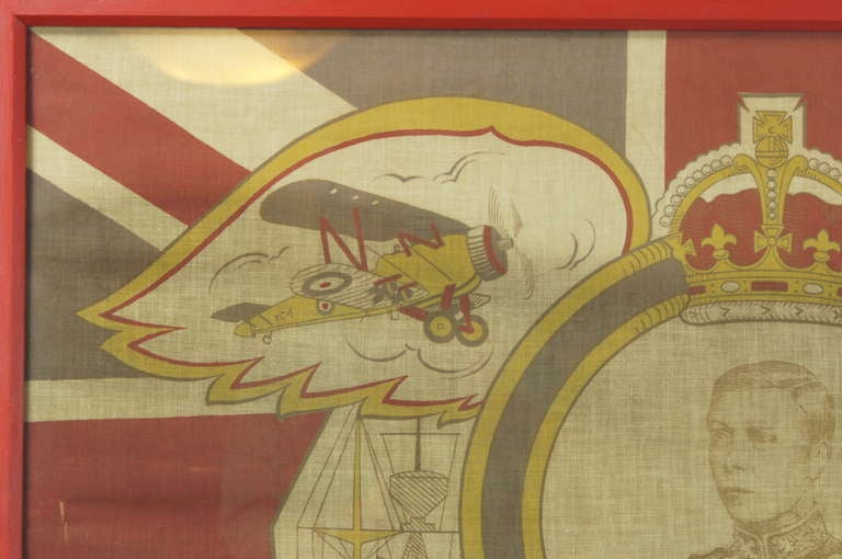 Framed Edward VIII Union Jack Flag at 1stDibs