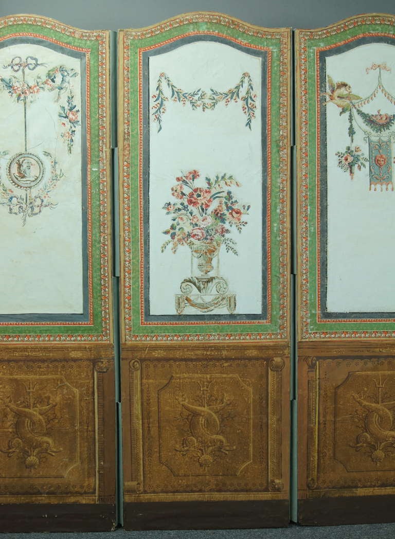 19th Century French Folding Screen at 1stDibs