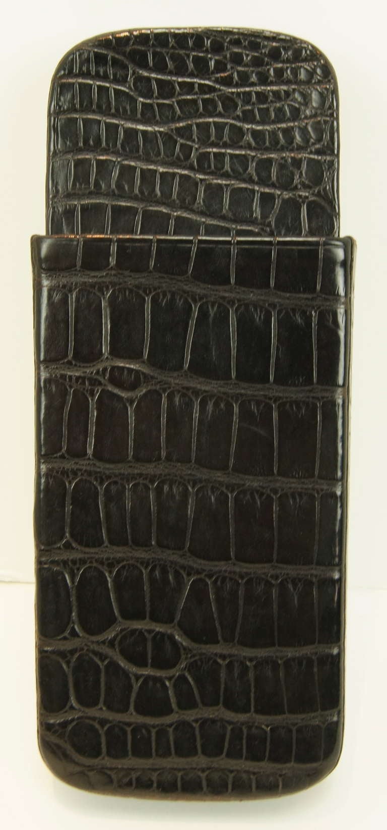 Alligator Cigar Case by Ghurka at 1stDibs
