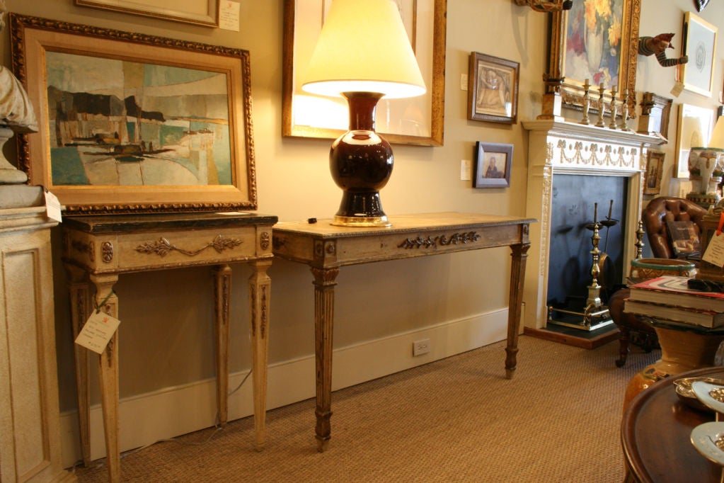 Pair of Wall Mounted Console Tables at 1stDibs