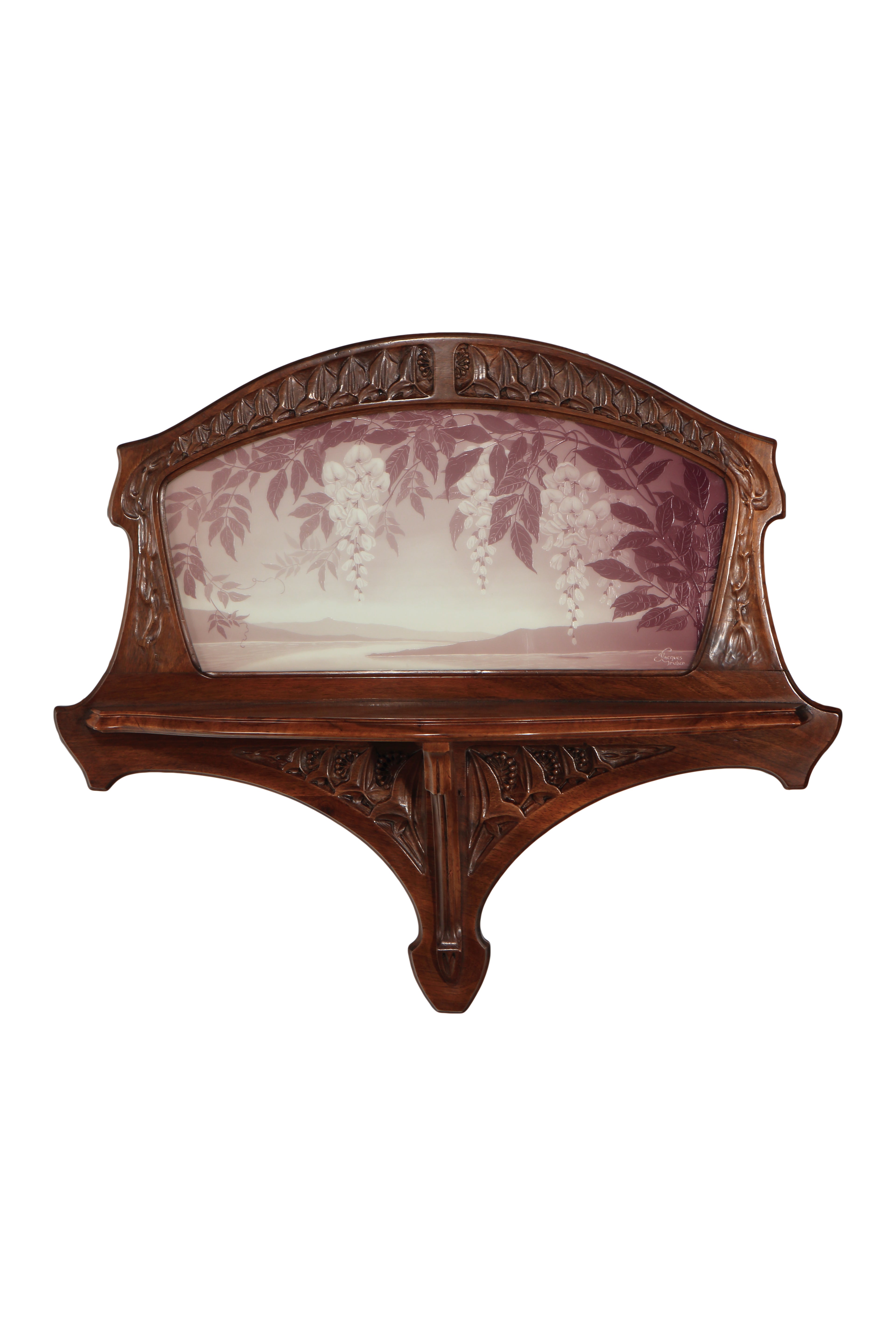 French Art Nouveau Shelf by, Jacques Gruber at 1stDibs