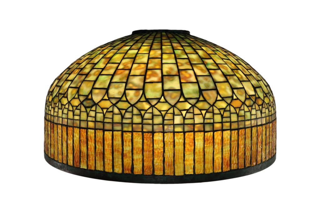 Tiffany Studios Curtain Border Floor Lamp at 1stDibs