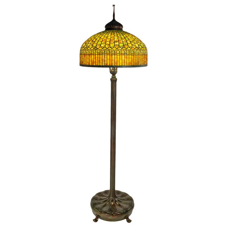 Tiffany Studios Curtain Border Floor Lamp at 1stDibs