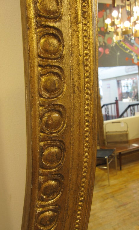 Vintage Curved Surrealist Wood Frame Mirror at 1stDibs | curved frame ...