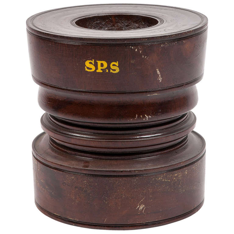 Solid Wood Rice Grinder from Southern India For Sale at 1stDibs