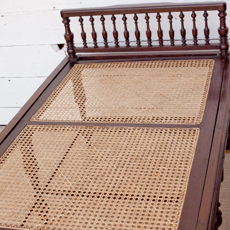 Dutch Colonial Solid Rosewood Day Bed at 1stDibs