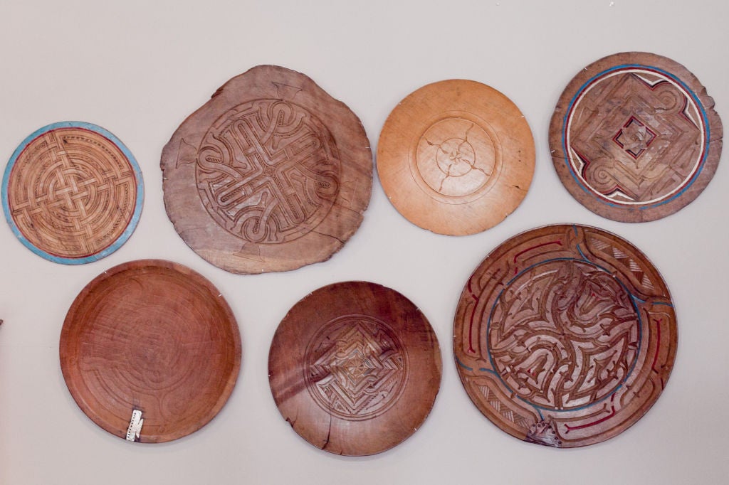 Set of 7 Rice Winnowing Trays from Suriname at 1stDibs
