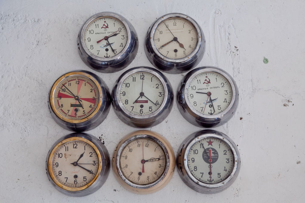 Russian Ship Clocks 2 For Sale at 1stDibs