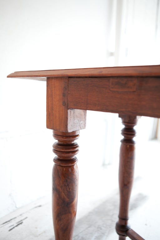 Colonial Jackfruit Wood Console Table For Sale at 1stDibs