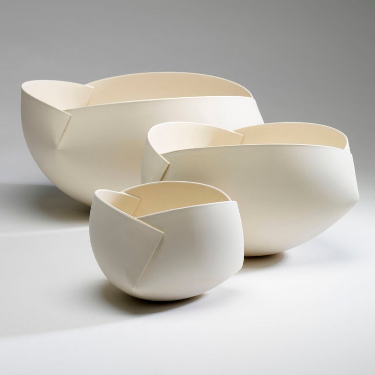 Ann Van Hoey Three Bowls at 1stDibs
