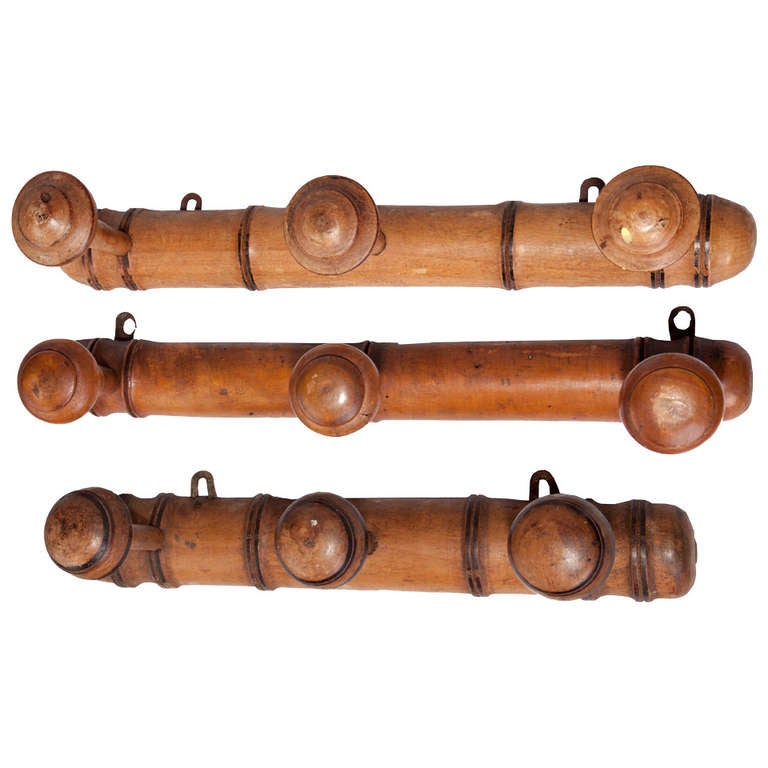Old English Wooden Coat Racks at 1stDibs