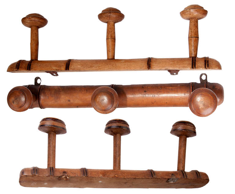 Old English Wooden Coat Racks at 1stDibs