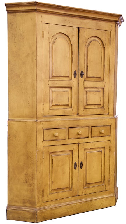 French Country Corner Cabinet at 1stDibs | french corner cabinet ...