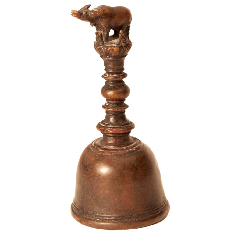 Bronze Water Buffalo Bell at 1stDibs