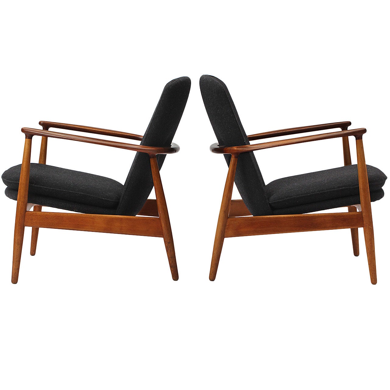 Armchairs By Arne Vodder at 1stDibs