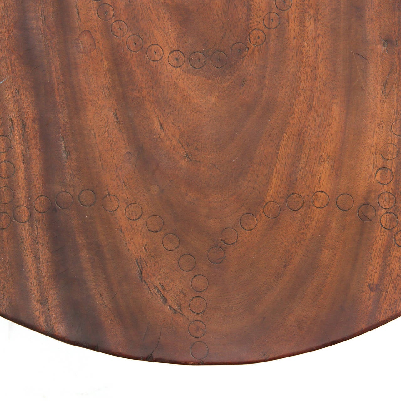 African Carved Wood Table at 1stDibs
