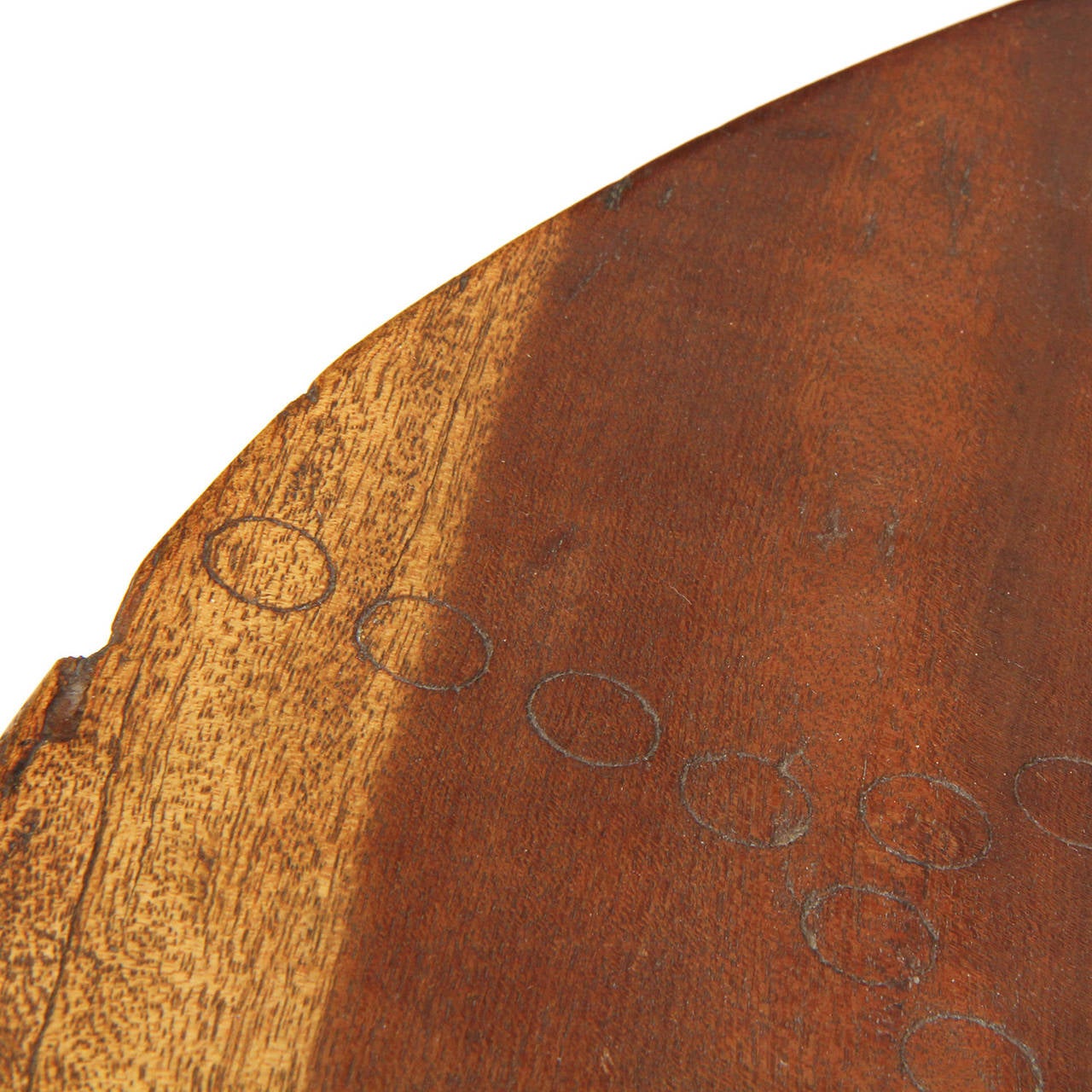 African Carved Wood Table at 1stDibs