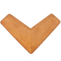 V Shaped Low Table For Sale at 1stDibs