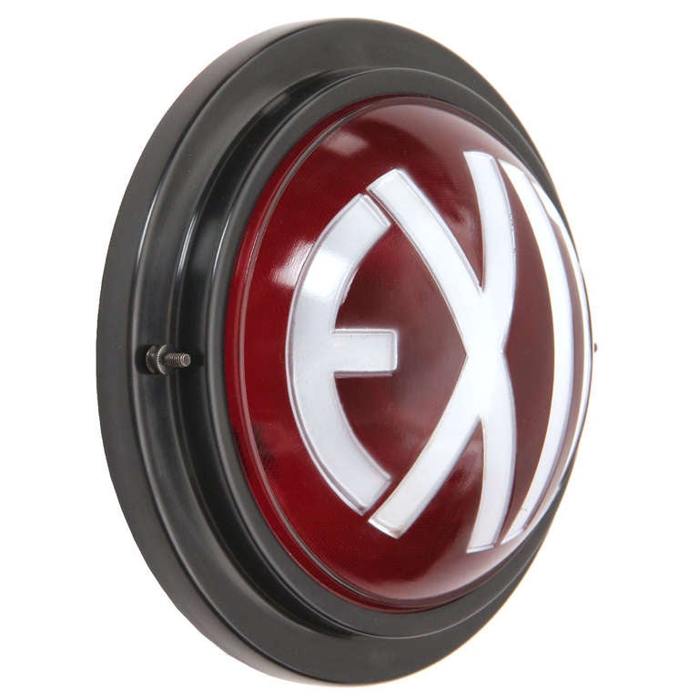 Exit Sign at 1stDibs