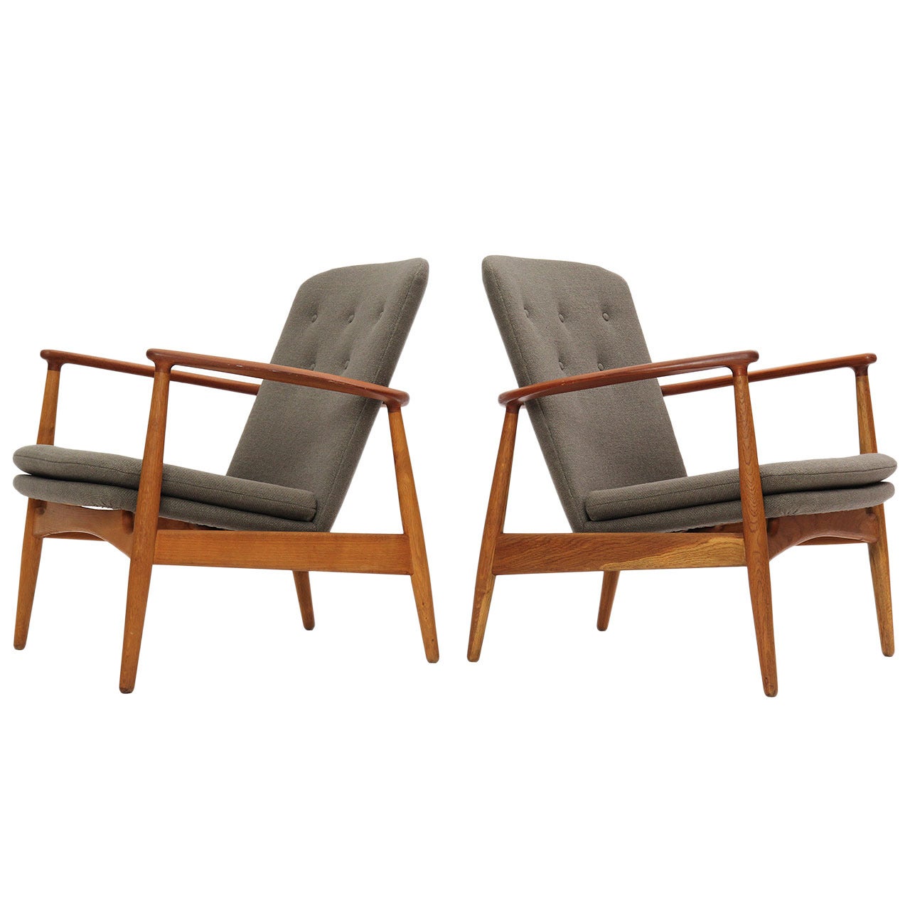 Lounge Chairs by Arne Vodder at 1stDibs