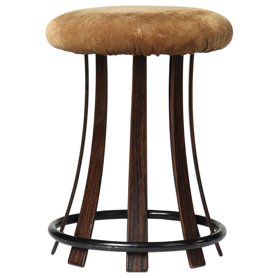 Vanity Stool by Edward Wormley at 1stDibs