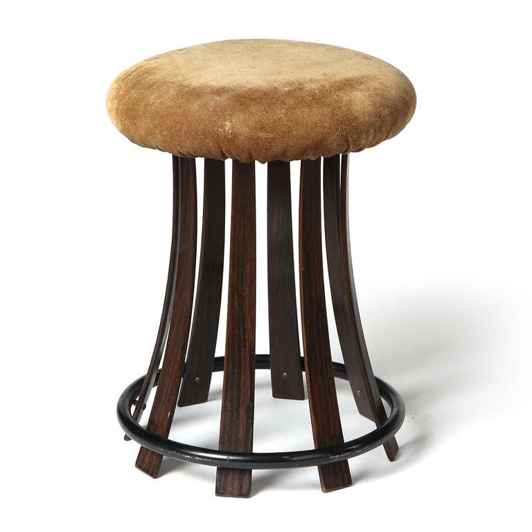 Vanity Stool by Edward Wormley at 1stDibs